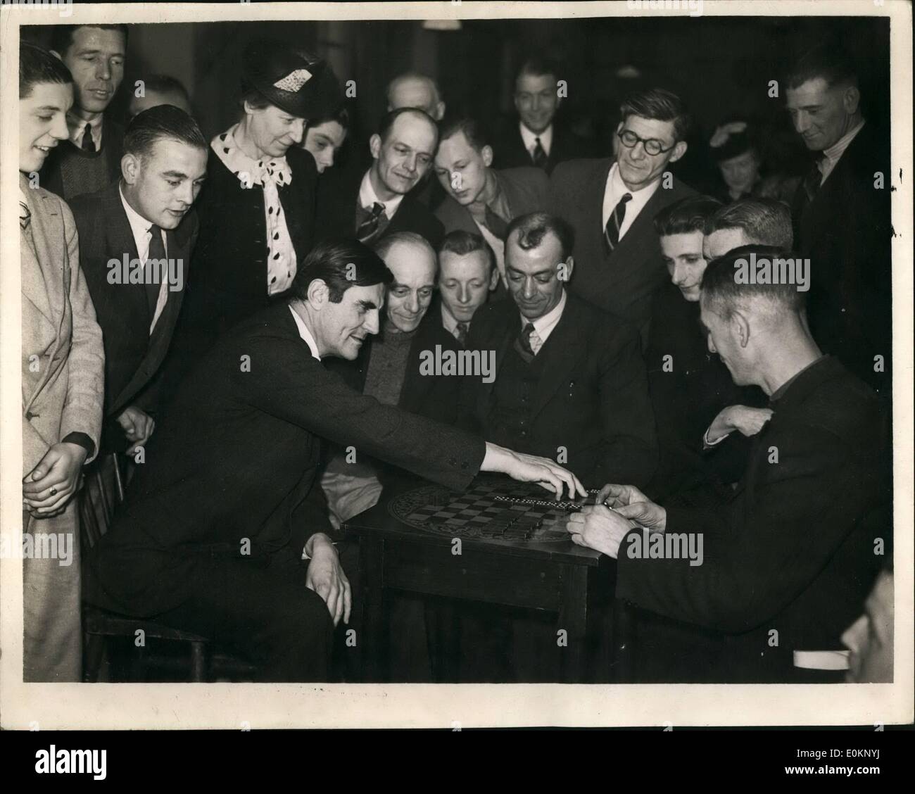May 05, 1941 - Winant opens Lonely- Husband hostel. Photo shows playing ...