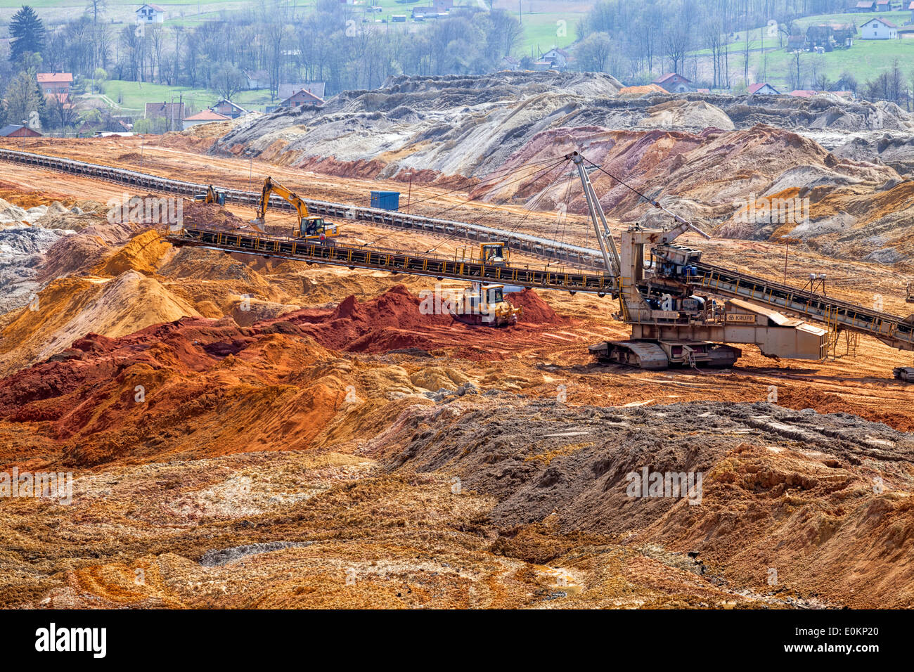 open mining pit Stock Photo - Alamy