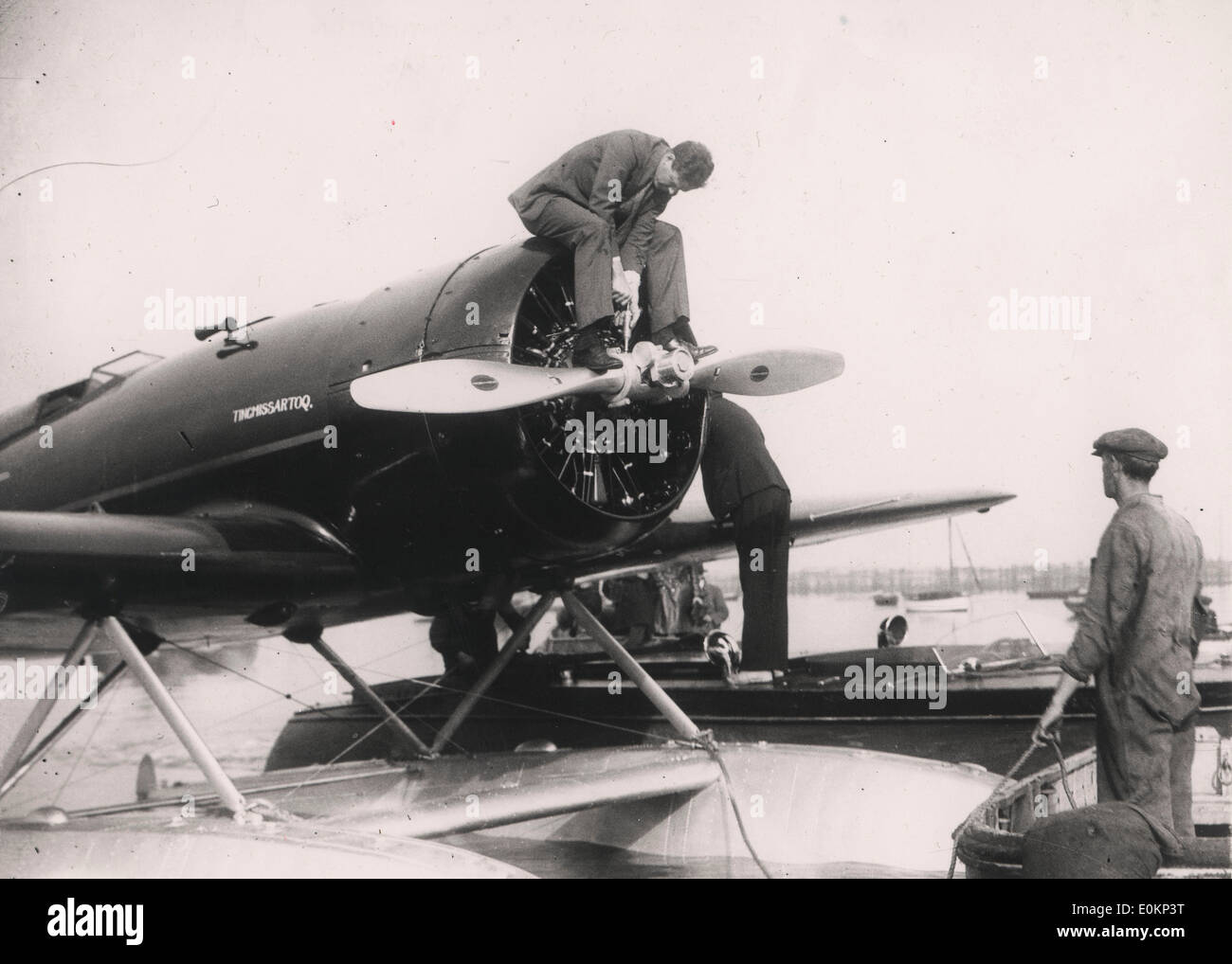 Oct. 23, 1933 - South Hampton, France - CHARLES AUGUSTUS LINDBERGH ...