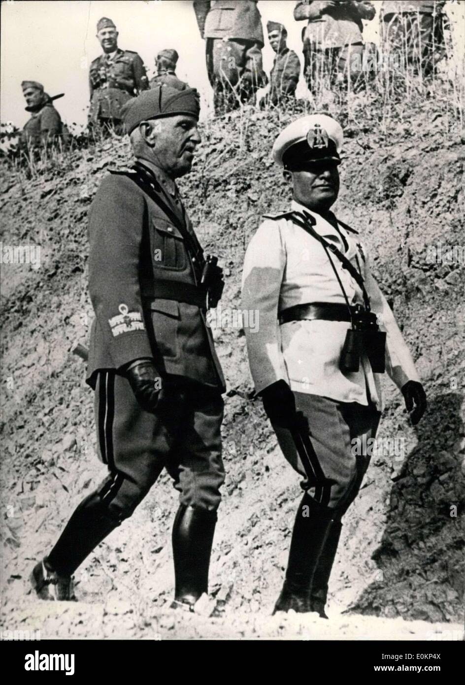 Mussolini 1934 hi-res stock photography and images - Alamy