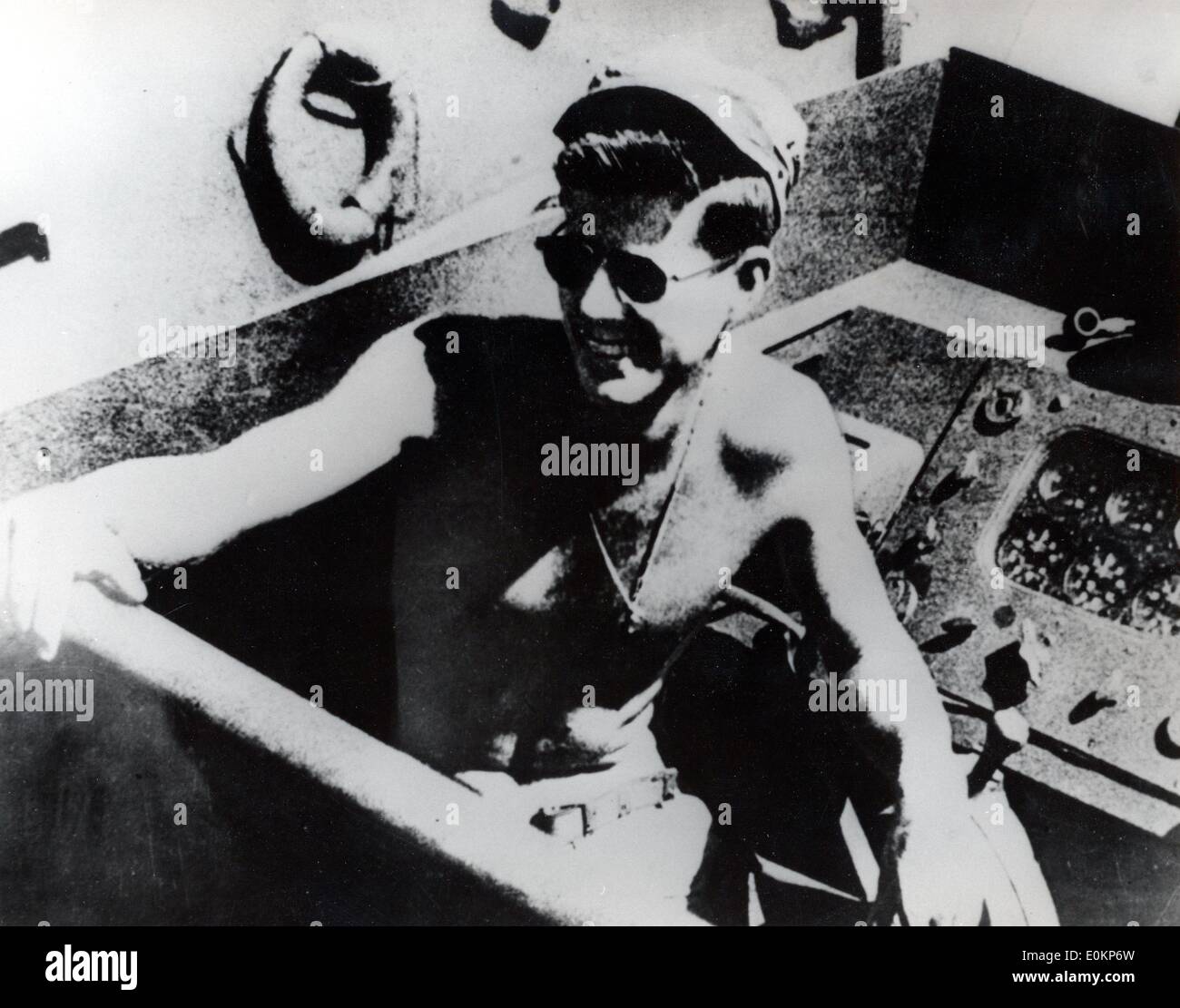 President Kennedy serving as a naval officer Stock Photo - Alamy