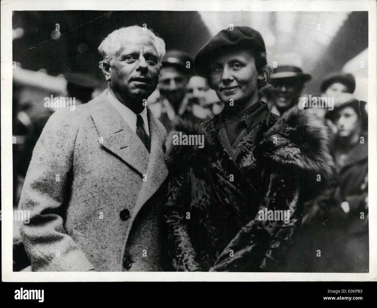 Jul. 07, 1935 - Max Reinhardt And Bride In London: Max Reinhardt, the ...