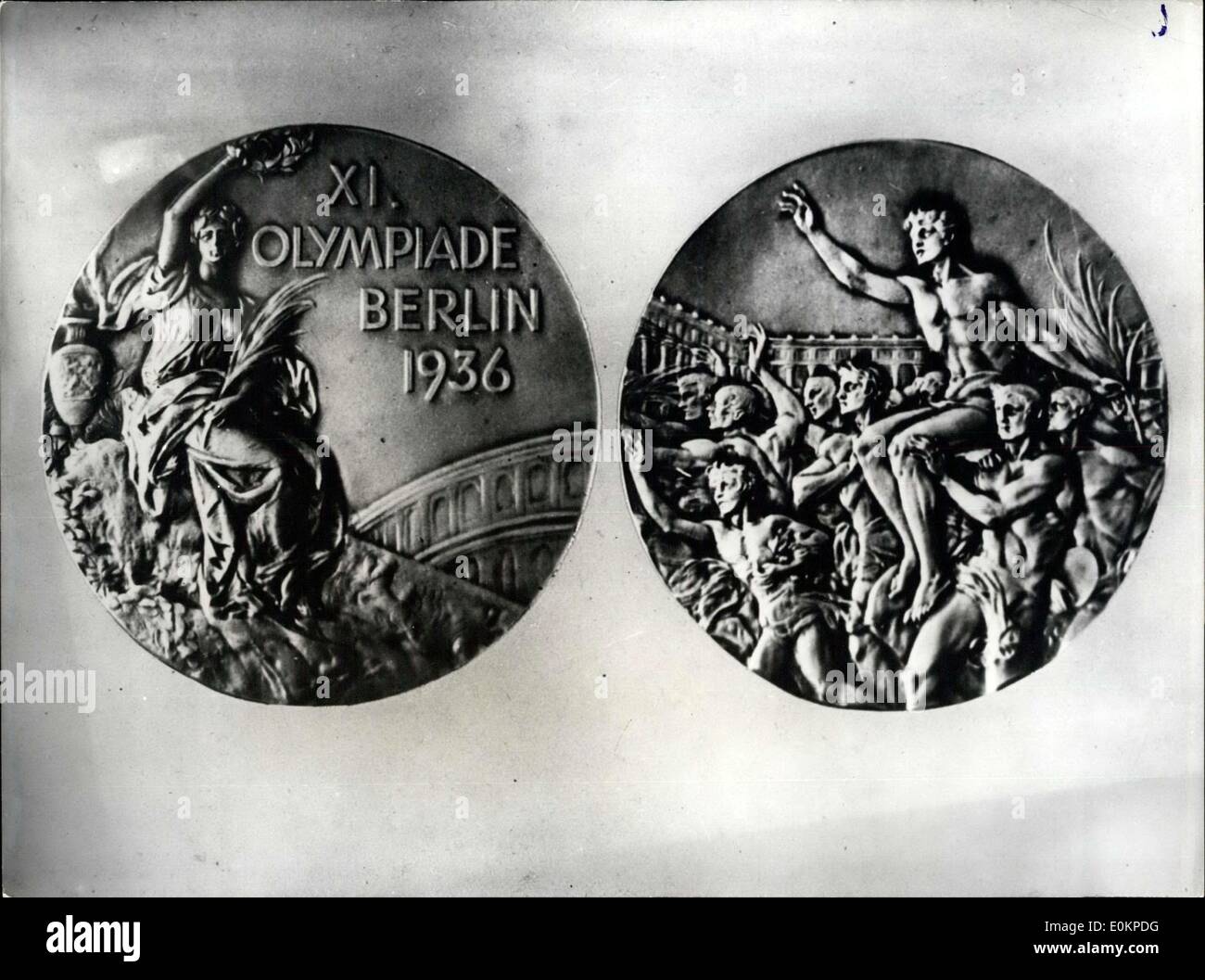 May 28, 1936 - Medals of the Olympic Games - Berlin 1936: Our photo ...