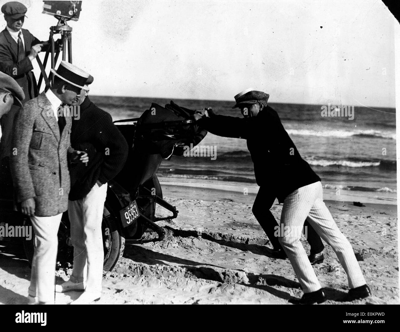 Filming on the Black and White Stock Photos & Images - Alamy