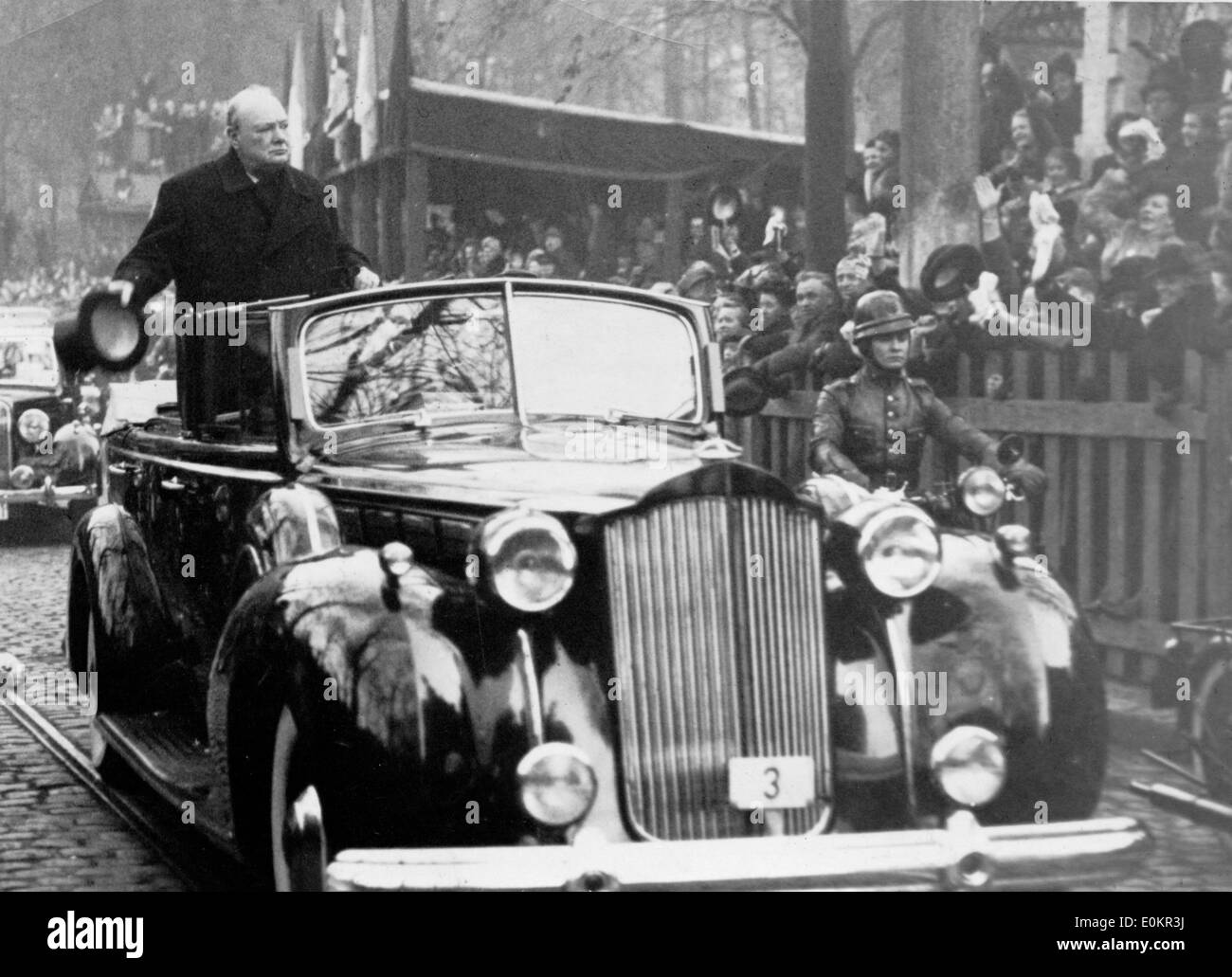 Wartime Prime Minister Winston Churchill High Resolution Stock ...
