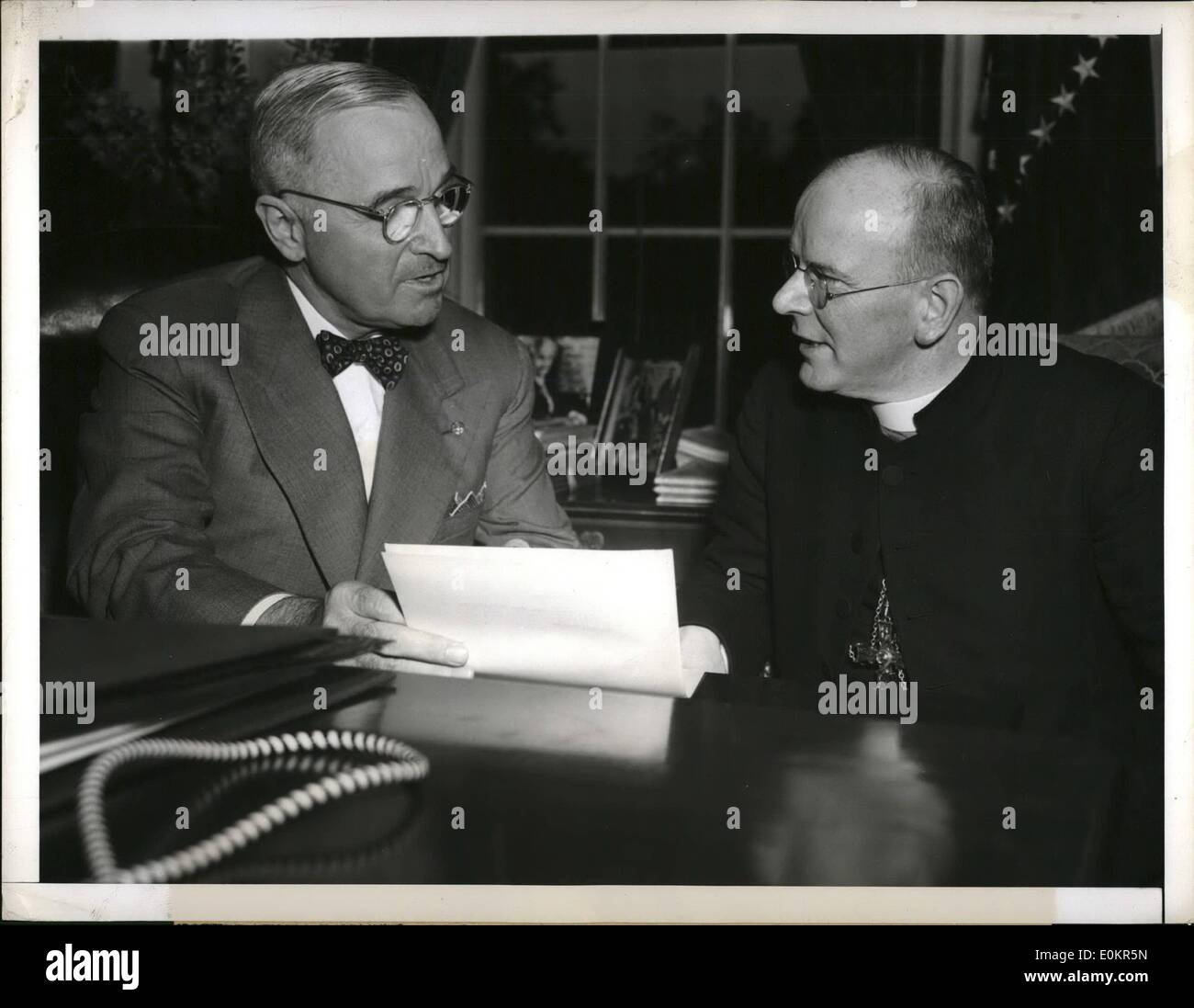 May 05, 1946 - Watch your credit....International news photos slug ...
