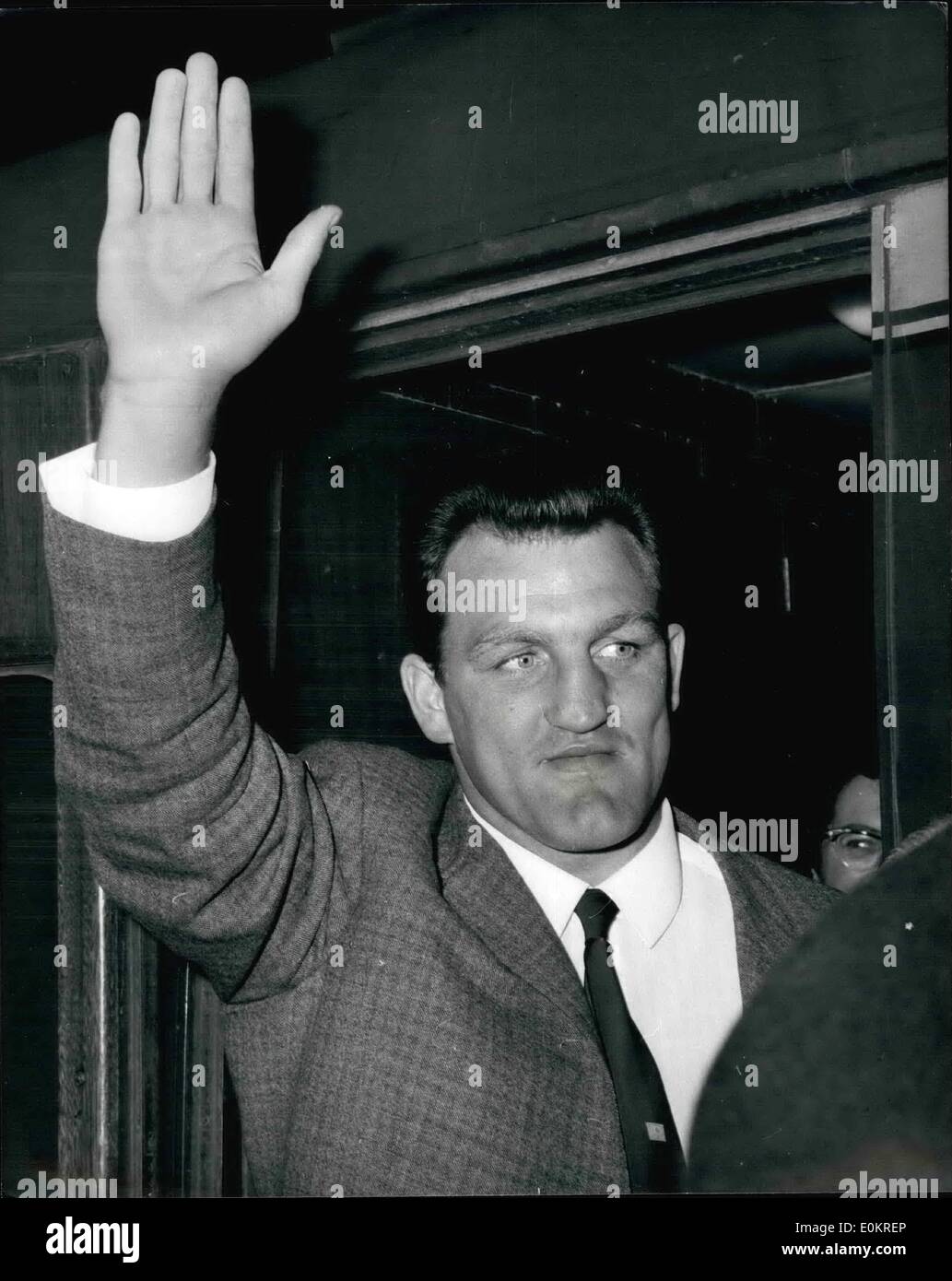 Aug. 08, 1946 - Brian London Arrives for Clay Fight. Brian London, who ...