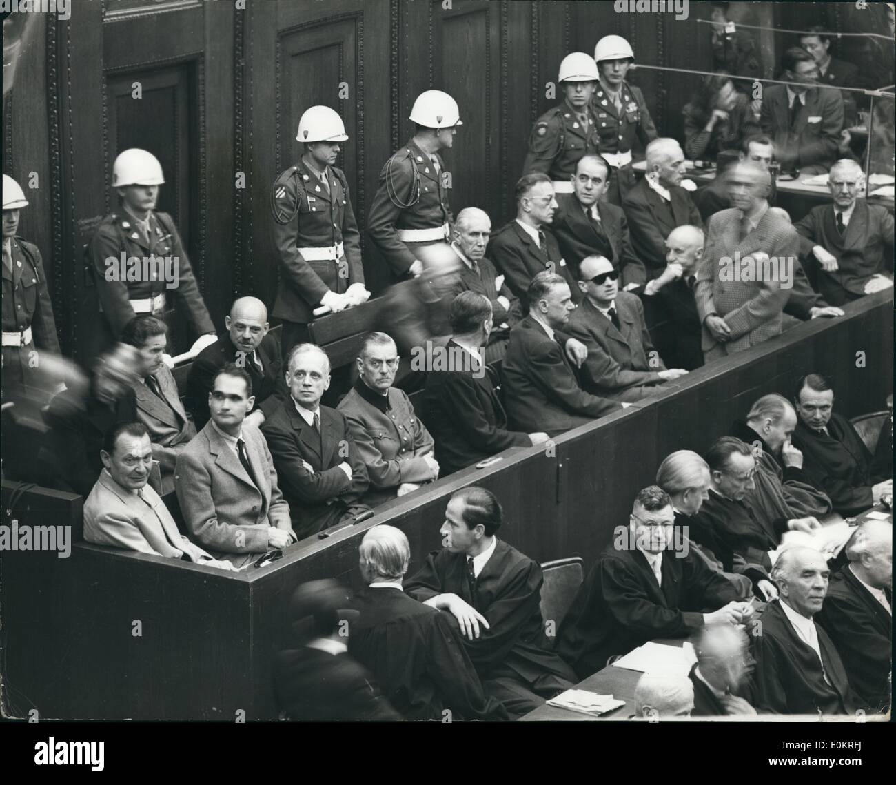 Oct. 10, 1946 - They Know Their Fate!!! Five Of The Chief Nazis In Dock ...