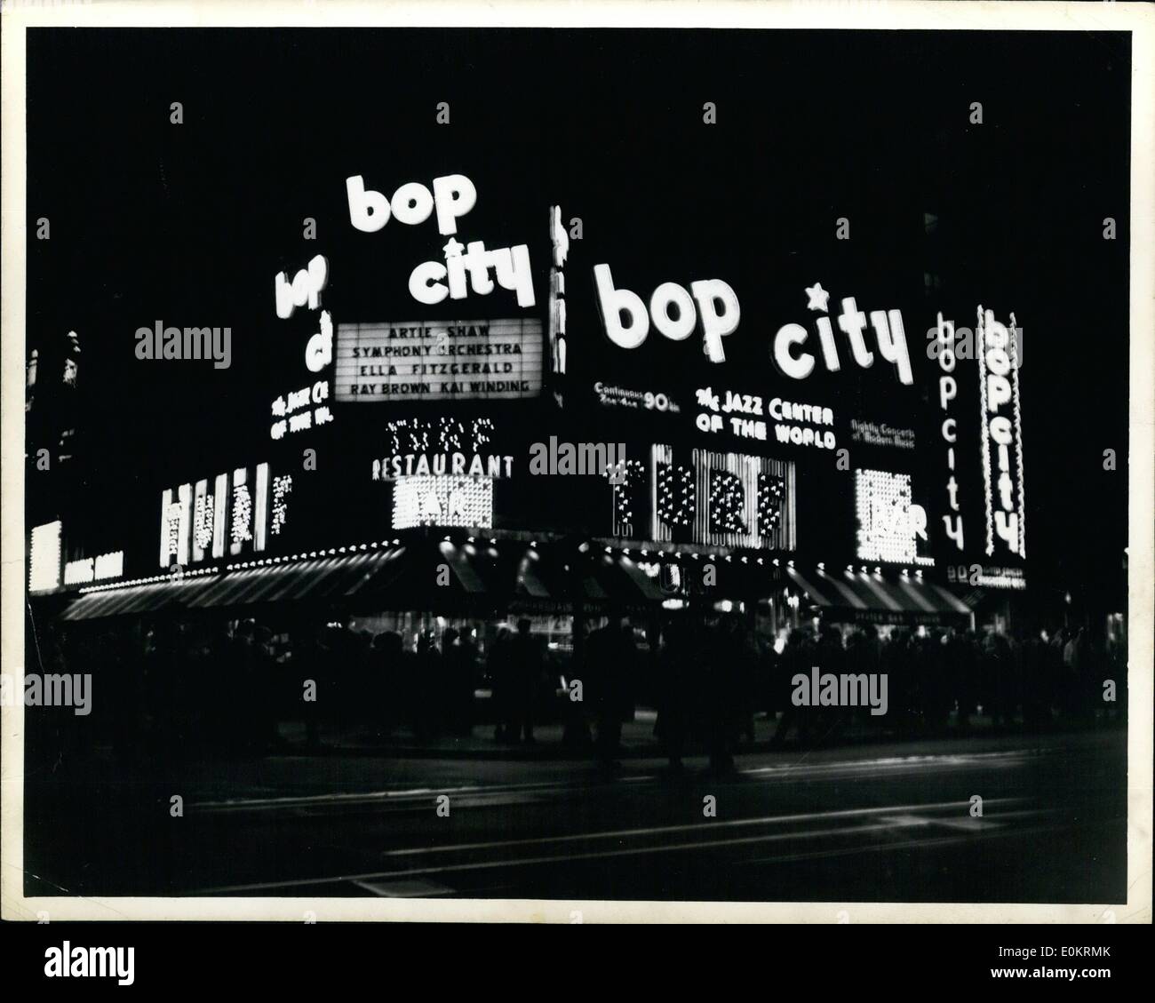Bop city joins carnival broadway lights hi-res stock photography and ...