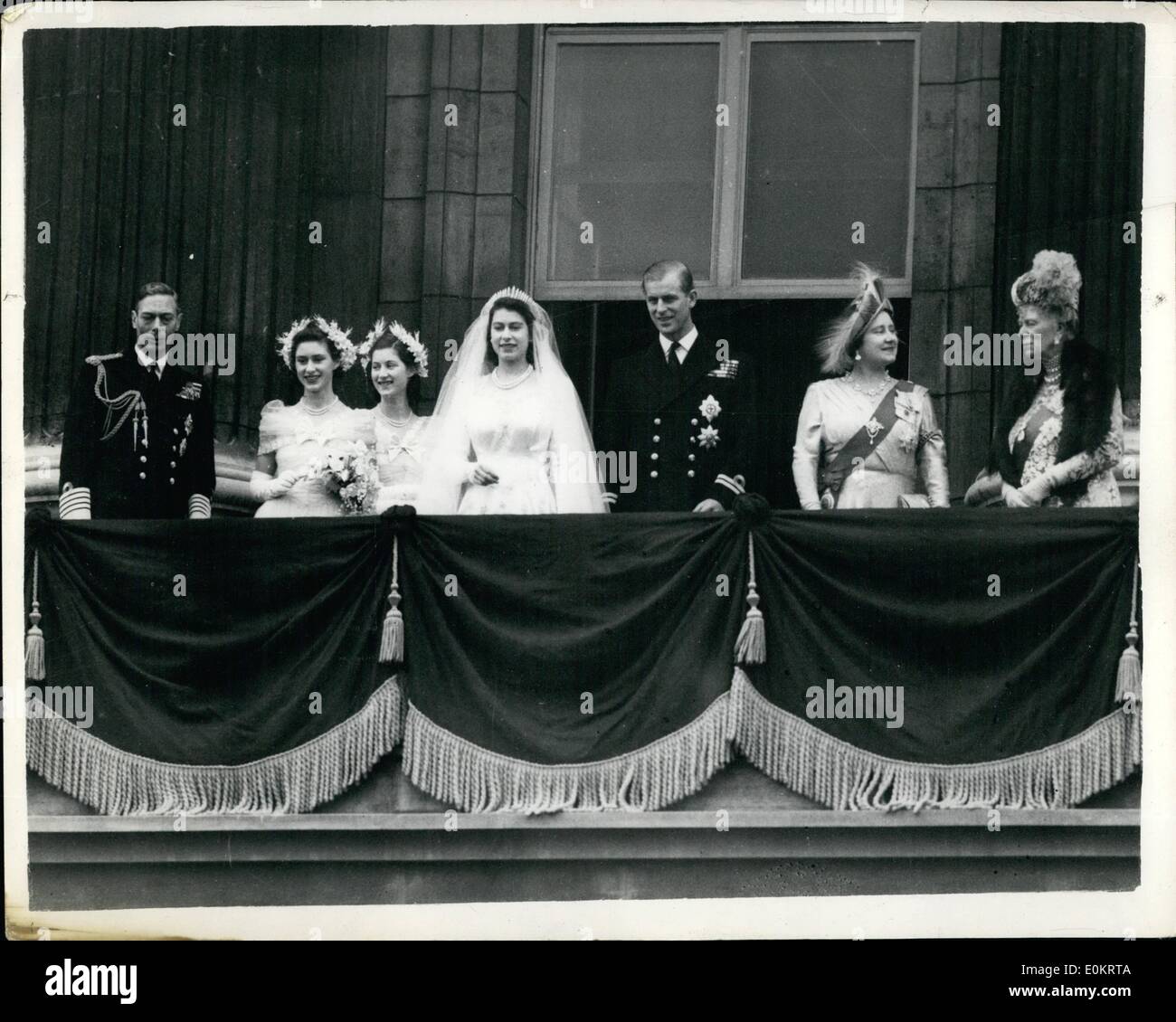 1947 queen elizabeth wedding hi-res stock photography and images - Alamy