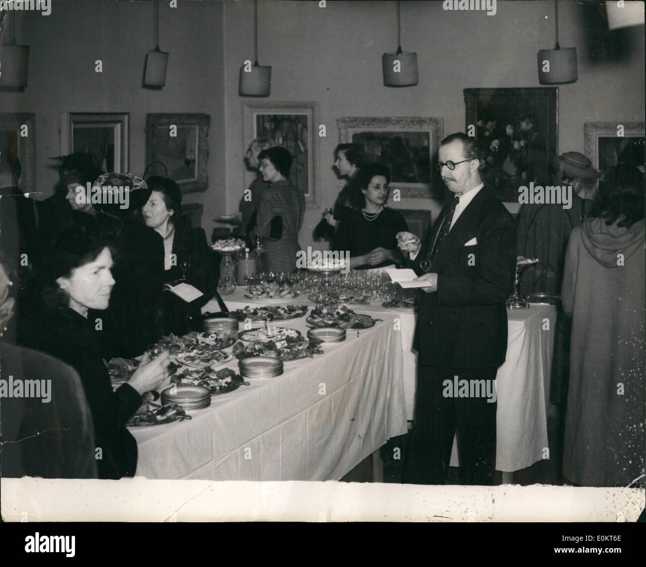 Jan. 01, 1950 - Sherry party at the Leicester Galleries: A Sherry party ...
