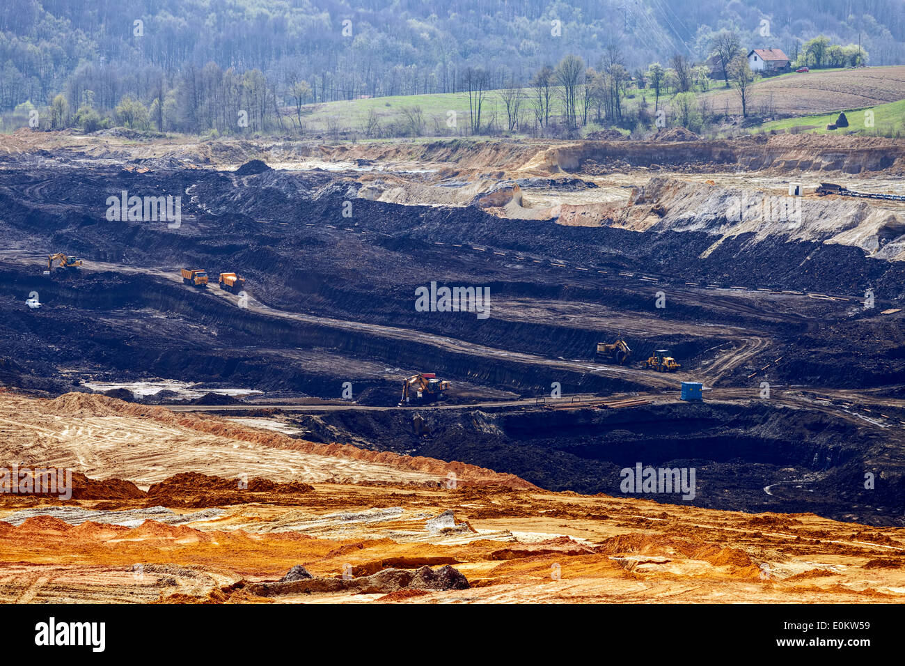open mining pit Stock Photo - Alamy