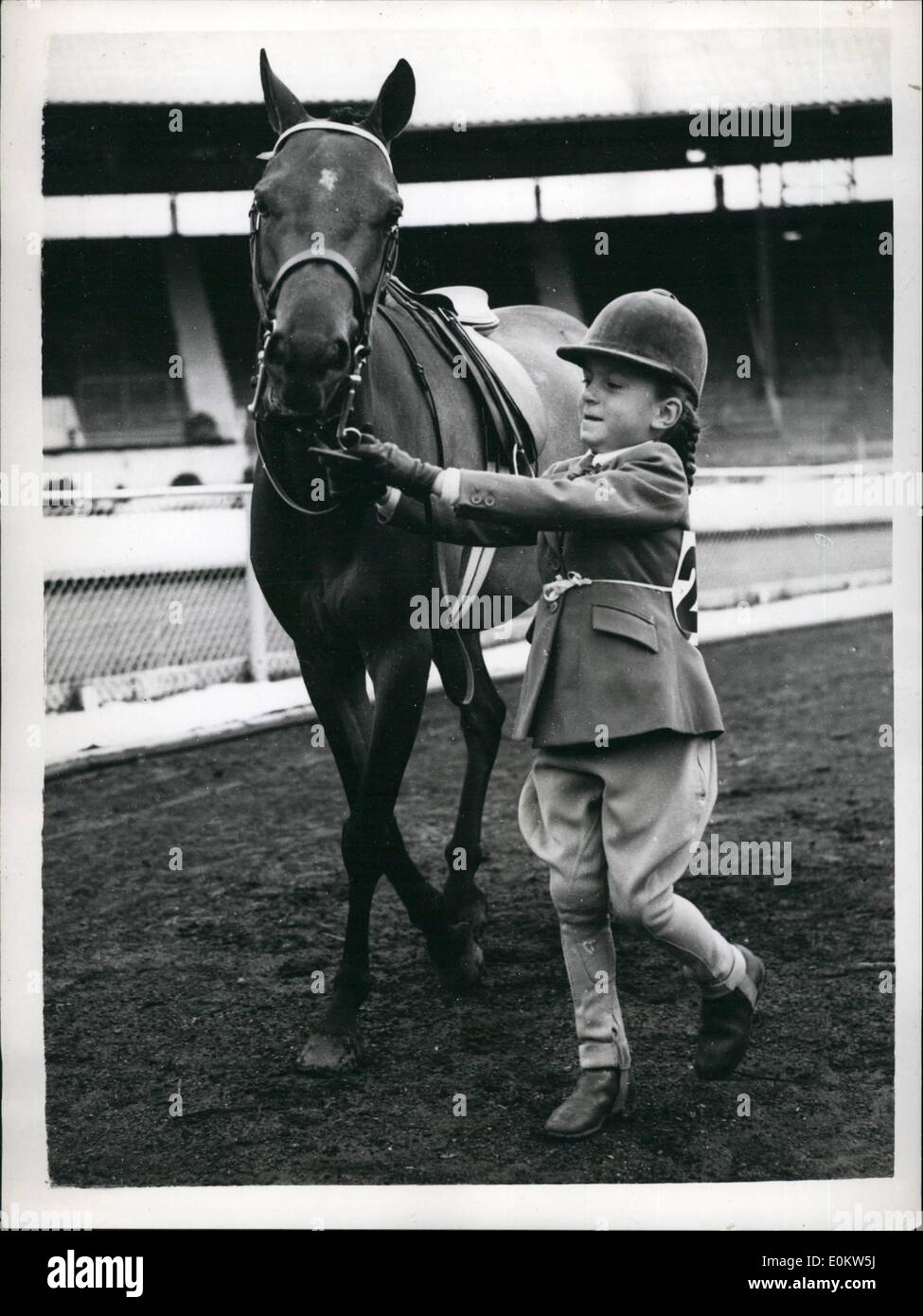 Jul. 07, 1951 - Children's Pony class at the international Horse Show ...