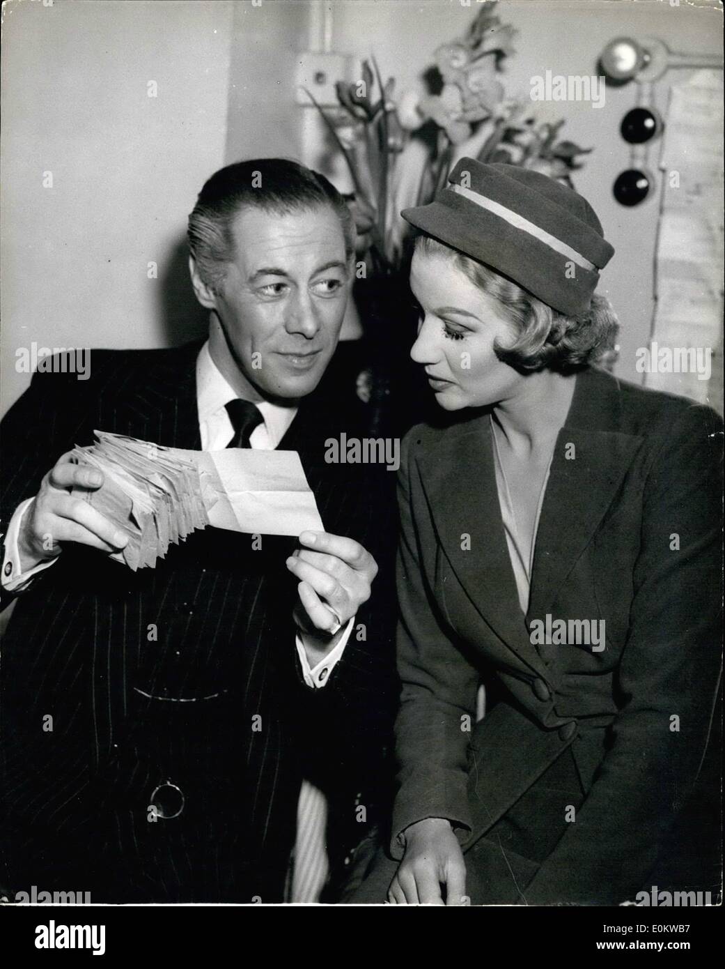 May 05, 1950 - Rex Harrison makes London stage come-back.: Rex Harrison ...