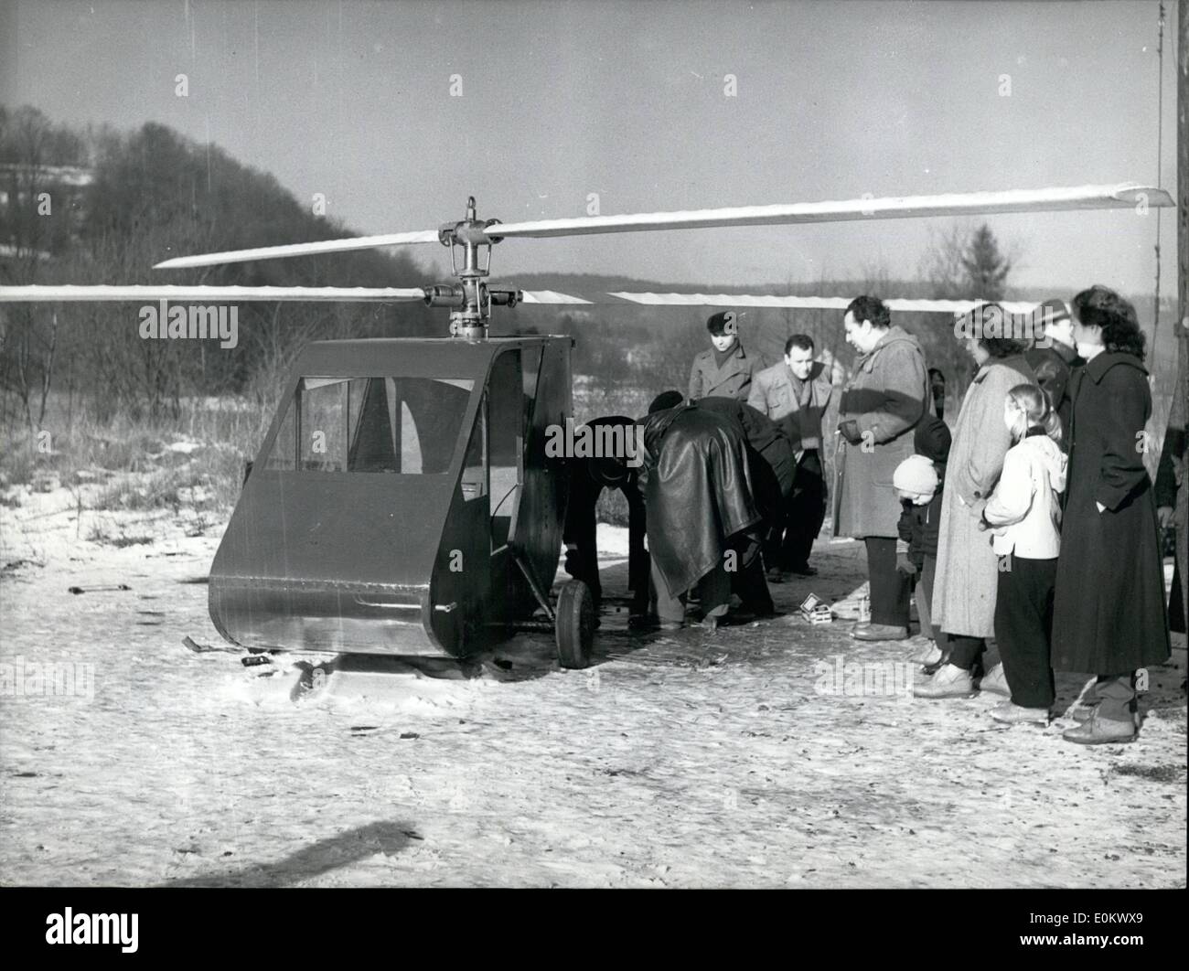 Jan. 01, 1952 - First German helicopter after war. The first German ...