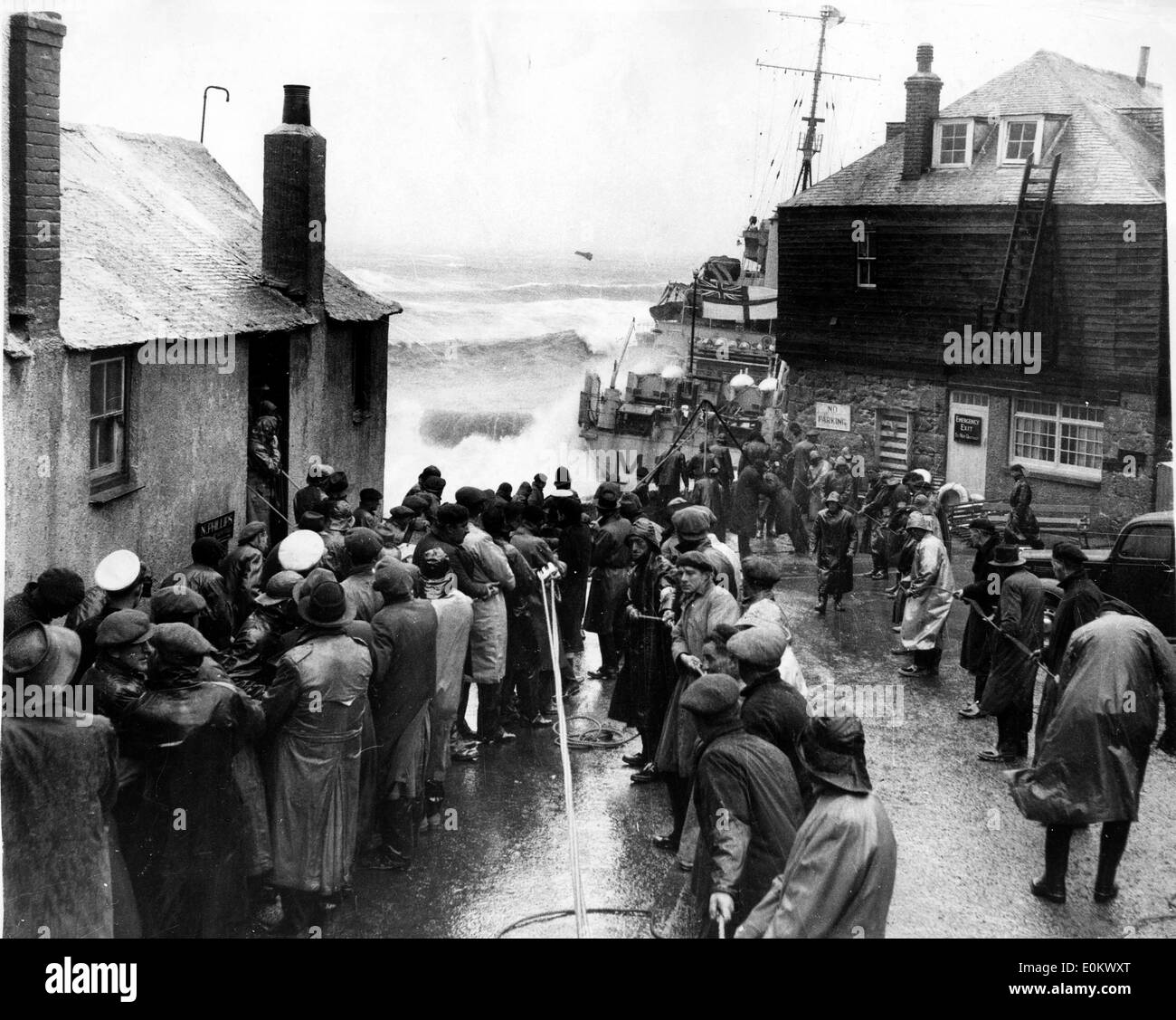 The Wave' Rescue in England, 1952 Stock Photo - Alamy