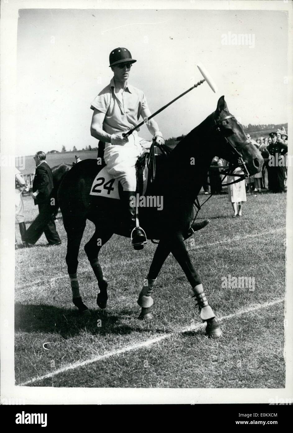 May 05, 1952 - Duke of Edinburgh Plays Polo for Cowdray Park. H.R.H ...