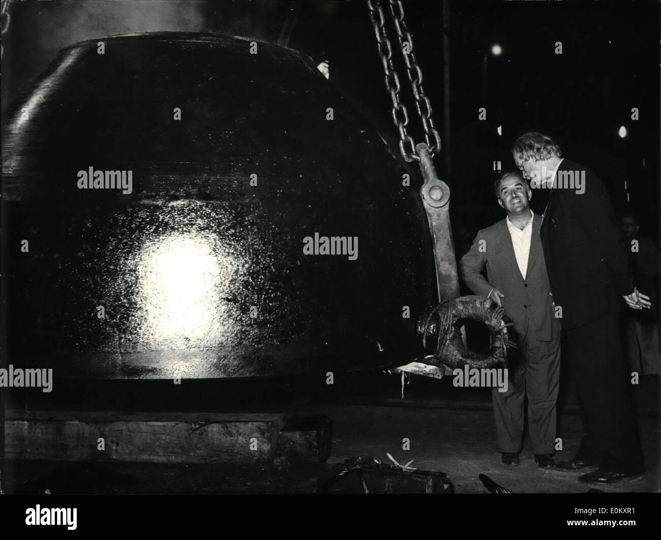 Aug. 08, 1952 - Terni August 25th , 1952- Professor A.Piccard the most ...