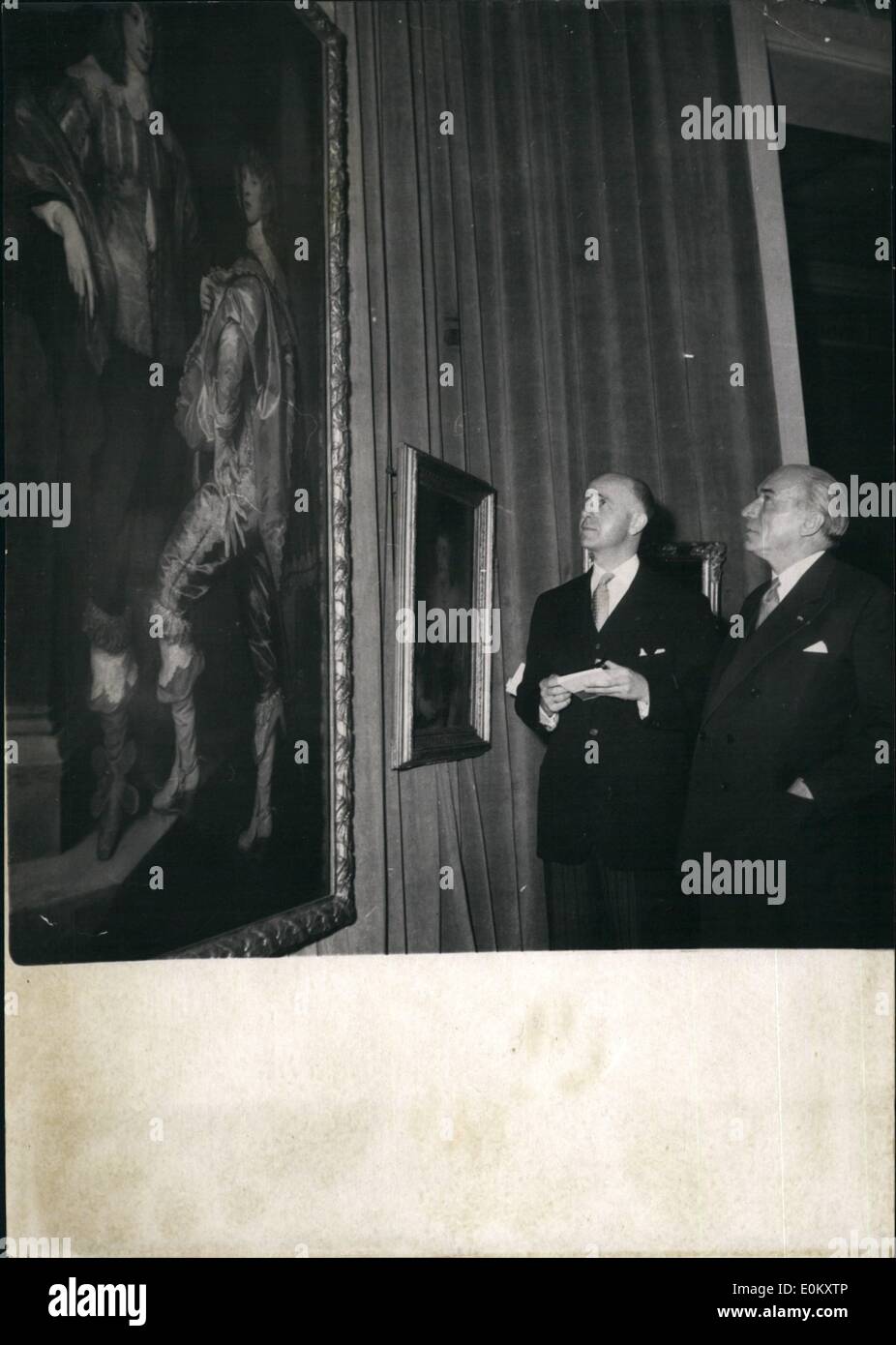 Oct. 10, 1952 - Flanish paintings exhibition: M. Hamel Belguim ...