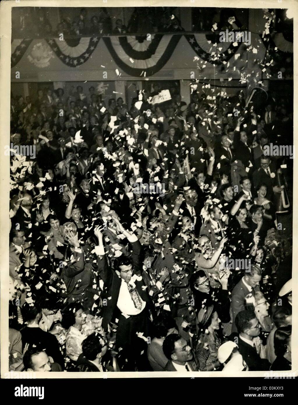 Nov. 06, 1952 - Eisenhower Wins Presidential Election. Wild Scenes As ...