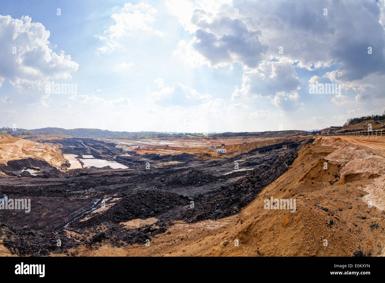 open mining pit Stock Photo - Alamy