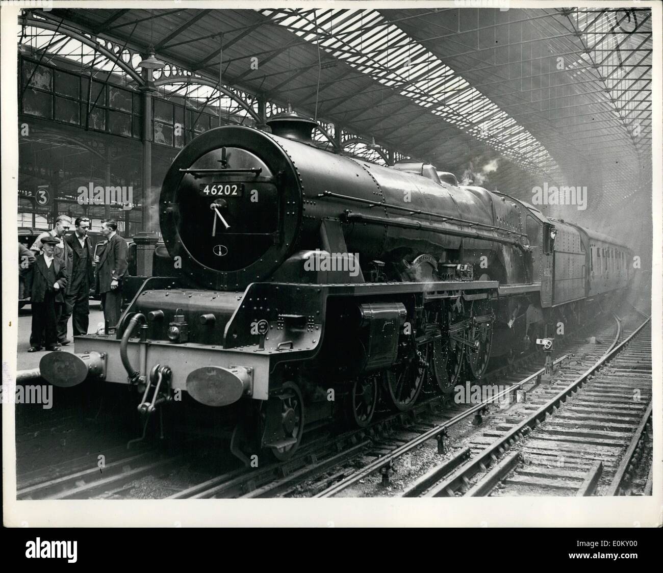 Aug. 08, 1952 - Princess Anne Engine In Service: British Railways have ...