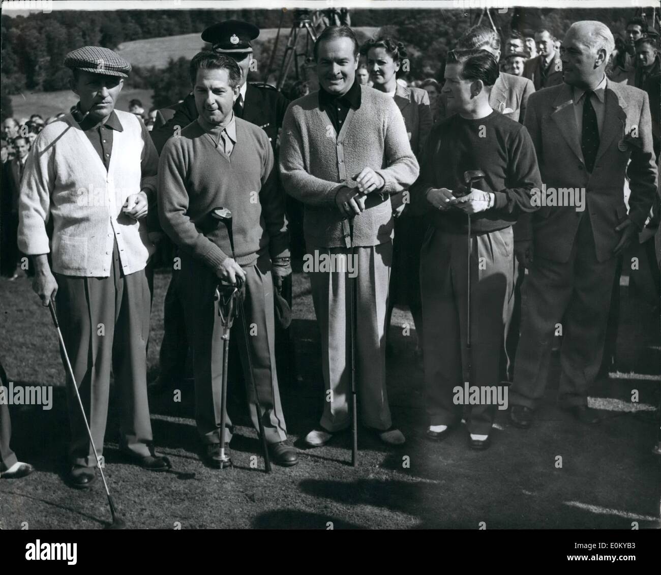 Sep. 09, 1952 - Charity Golf Match At The Temple Golf Club. The Four ...