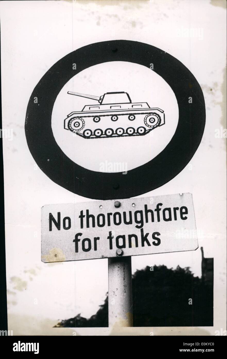 Sep. 09, 1952 - A sign of the time... One can find this traffic sign ...