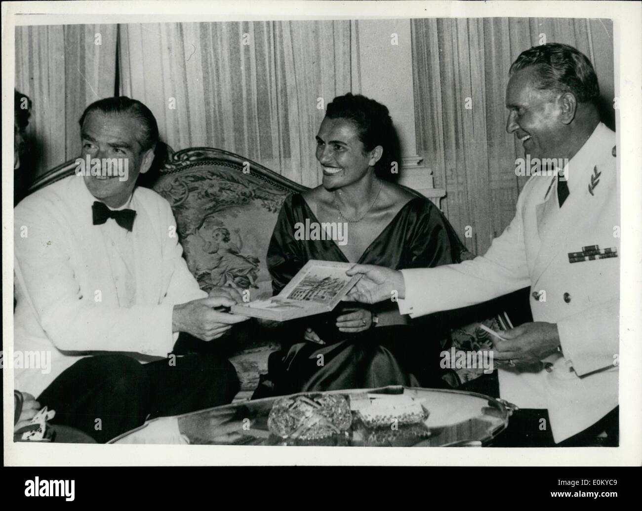 Sep. 09, 1952 - British Foreign Secretary Anthony Eden Marshal Tito ...