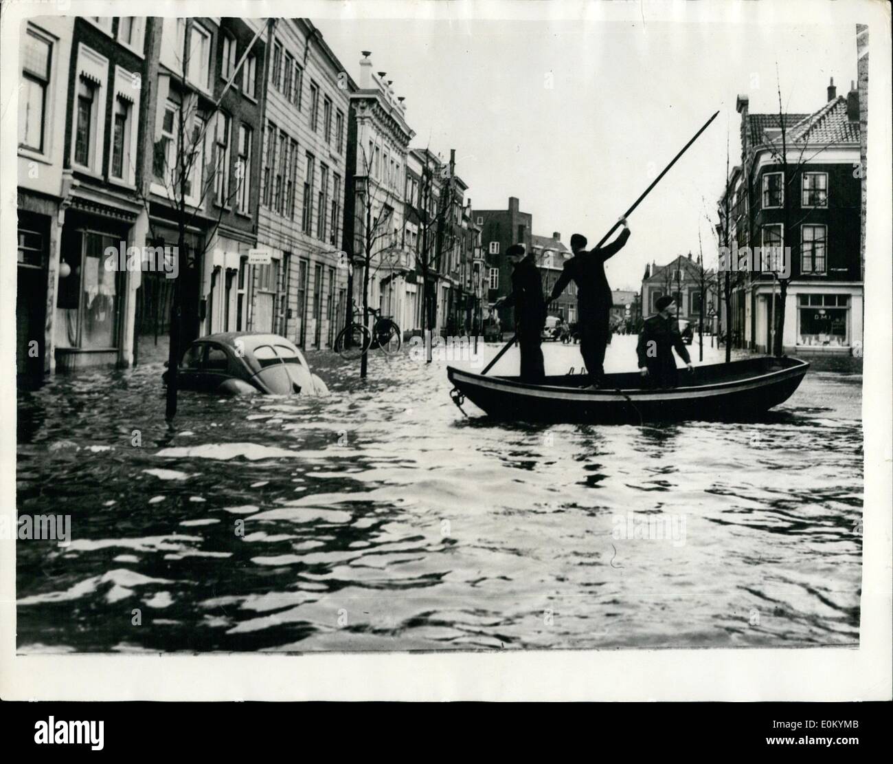 Feb. 02, 1953 - Floods Ravage The Netherlands Worst For 400 Years Scene ...