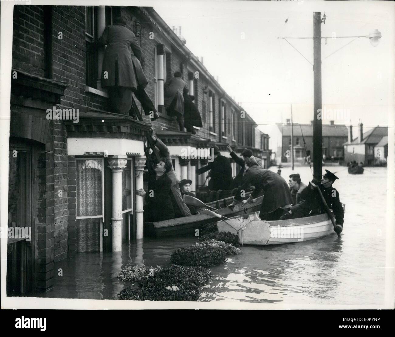 Feb. 02, 1953 - Rescued from the Windows Flood Scenes in Whit stable ...