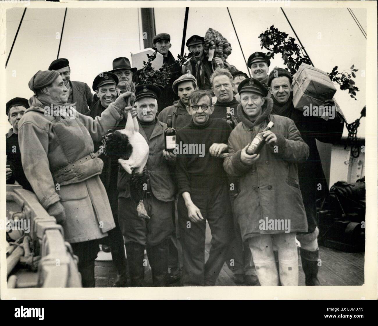 Dec. 21, 1952 - Albert Potter Coxswain Clayton Lifeboat Plays Santa ...