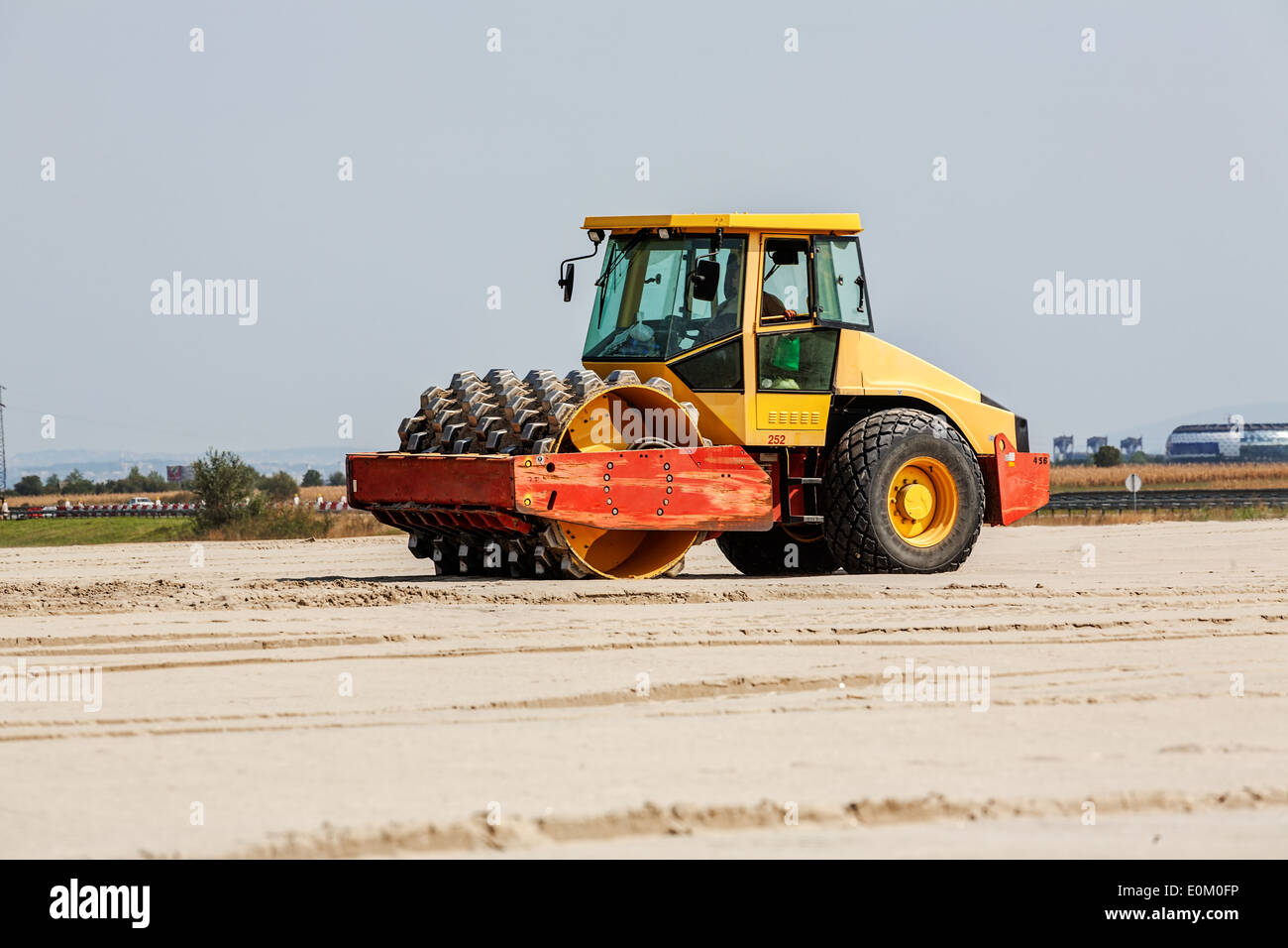road making with heavy machines Stock Photo - Alamy
