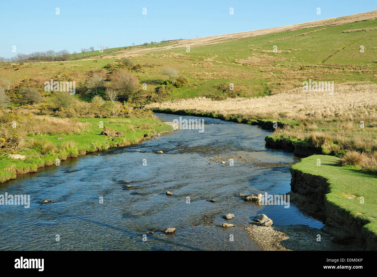 River Barle at Landacre Bridge, near Withypool Stock Photo - Alamy