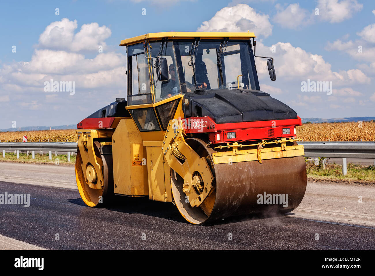 road making with heavy machines Stock Photo - Alamy