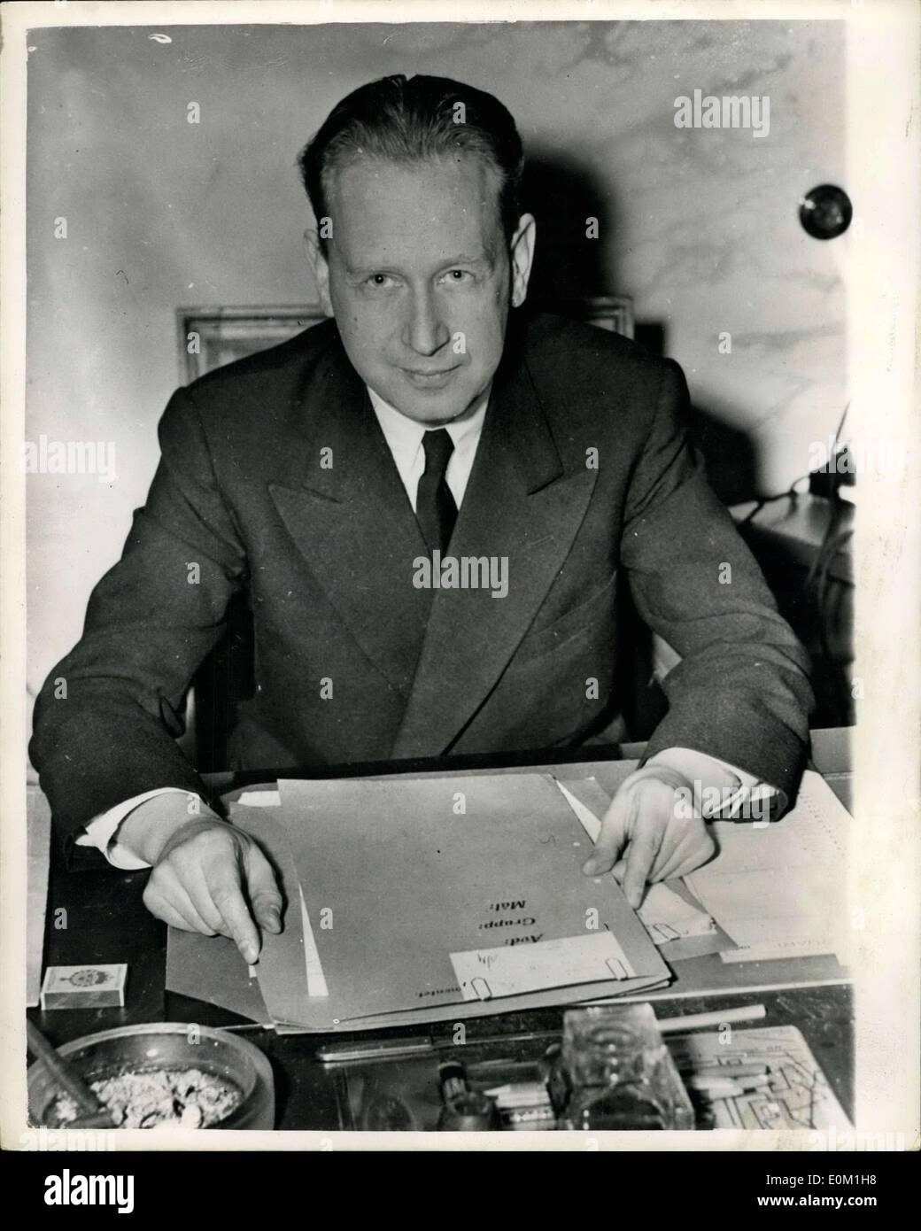 Apr. 02, 1953 - New Secretary - General of the United nations. Dr. Dag ...