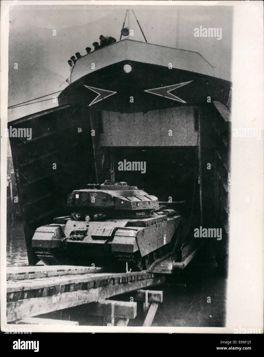Mar. 03, 1953 - New British Centurion tanks arrive for the Defense of ...