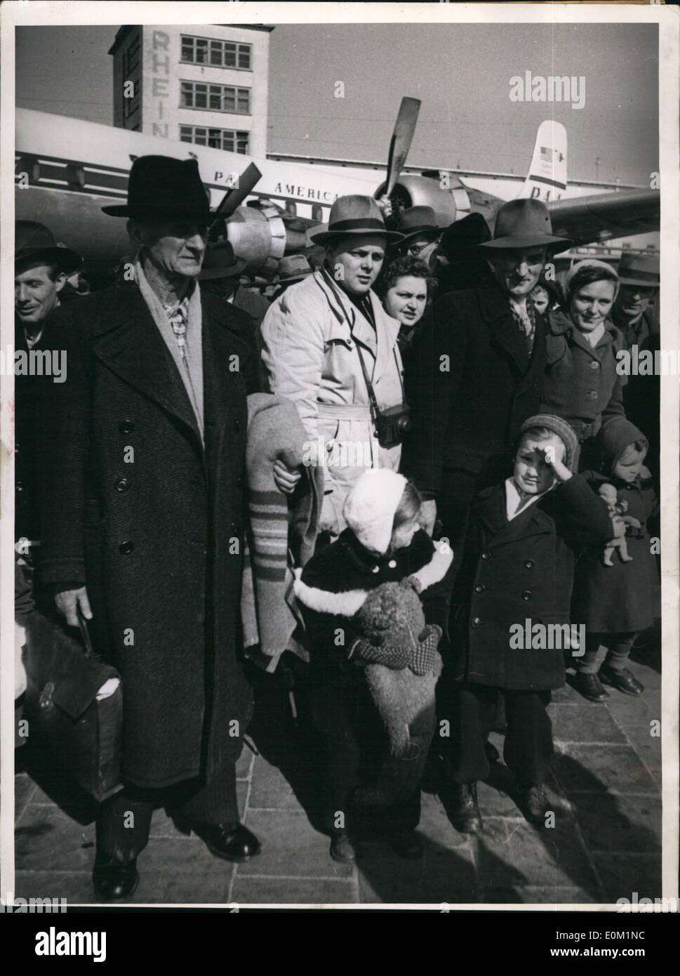 Mar. 03, 1953 - First Special Plane for Refugees: For the first time ...