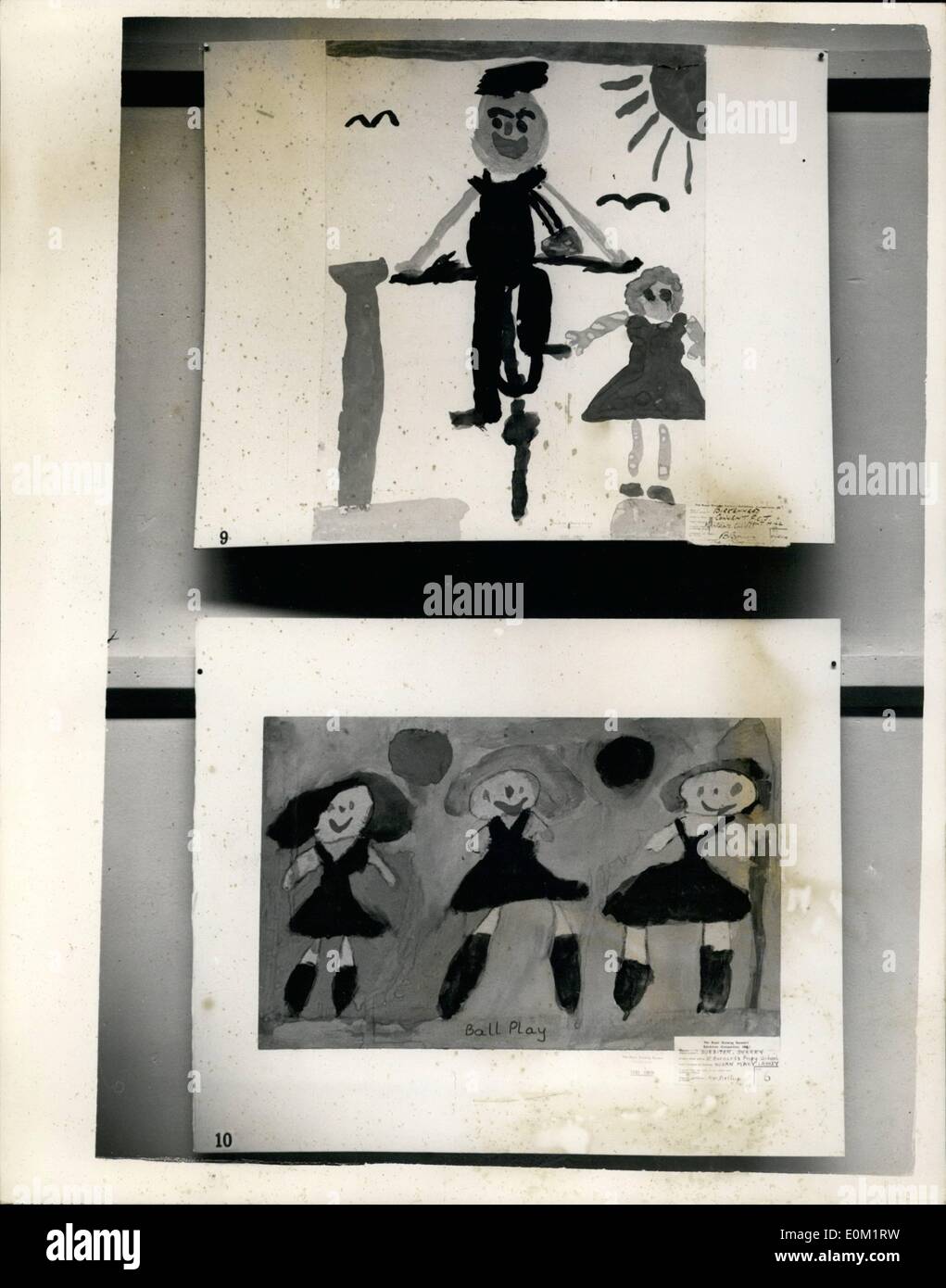 Apr. 04, 1953 - Preview of the ''Children's Royal Academy ''. Exhibits ...