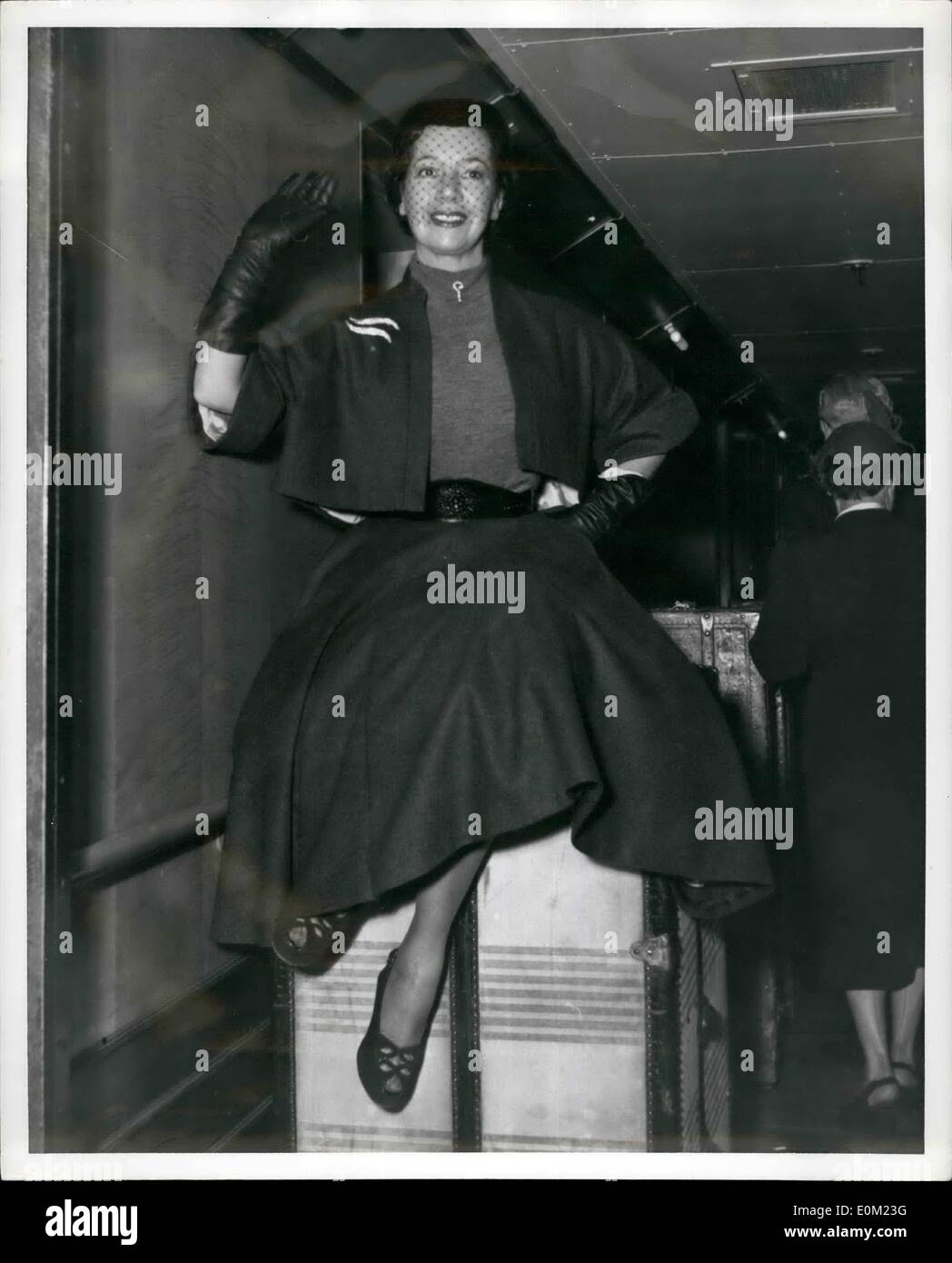 Apr. 04, 1953 - Lily Pons leaves for London to sing at the Coronation ...