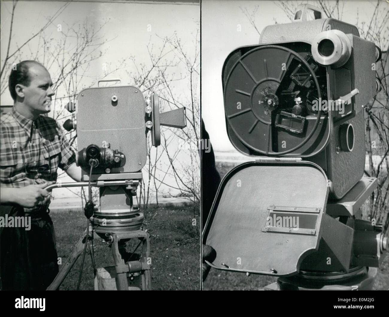 Apr. 04, 1953 - Geiselgasteig takes colour 3 dimensional pictures ...