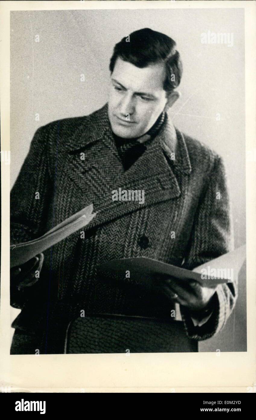 Apr. 13, 1953 - Pictured is one of the main suspects involved in a ...