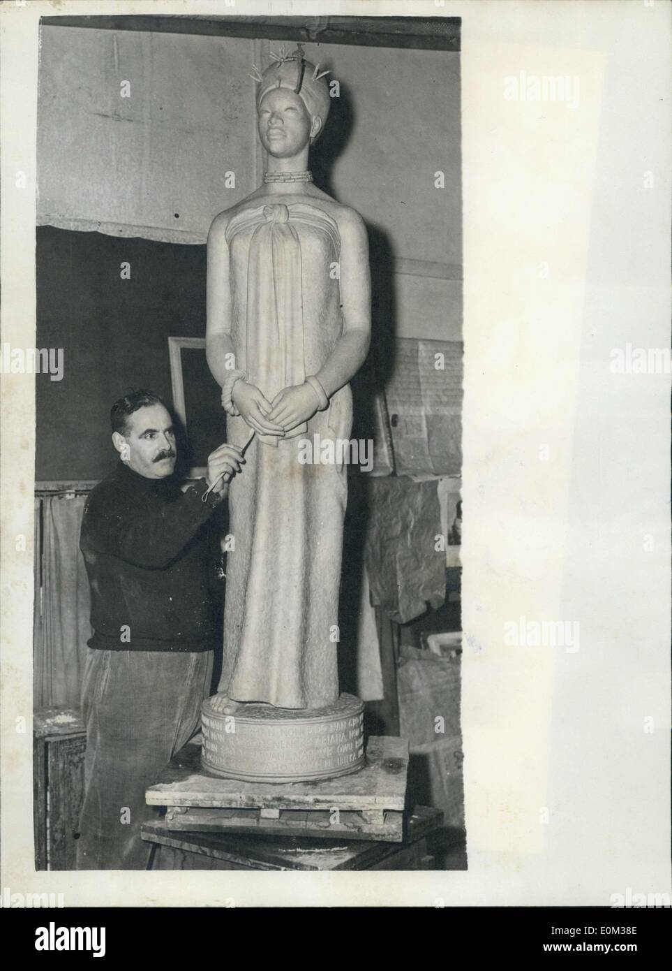 Apr. 30, 1953 - ''Emotan, The Market Woman''.. Native Statue For ...