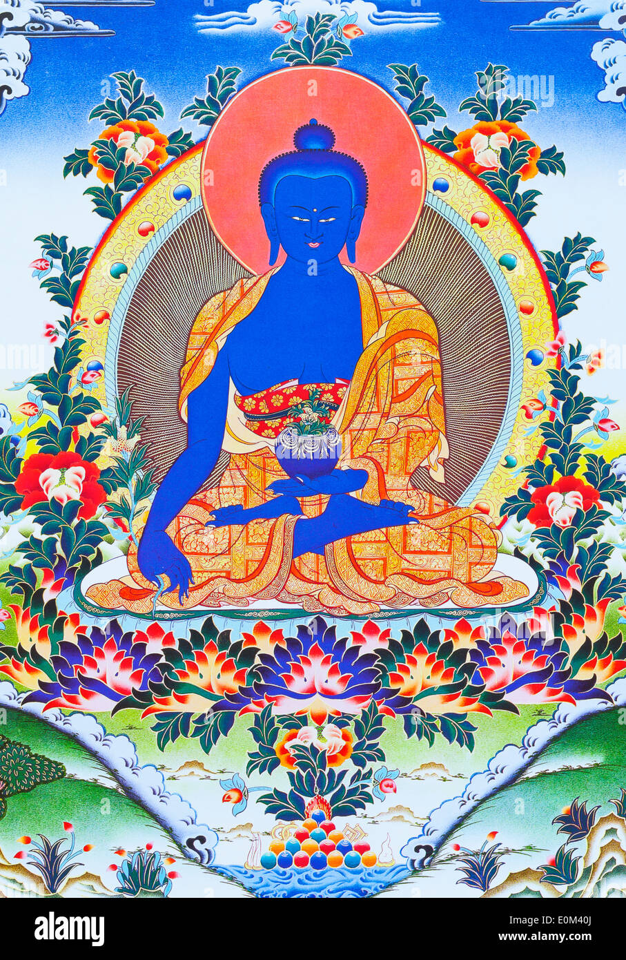 Medicine Buddha High Resolution Stock Photography and Images - Alamy