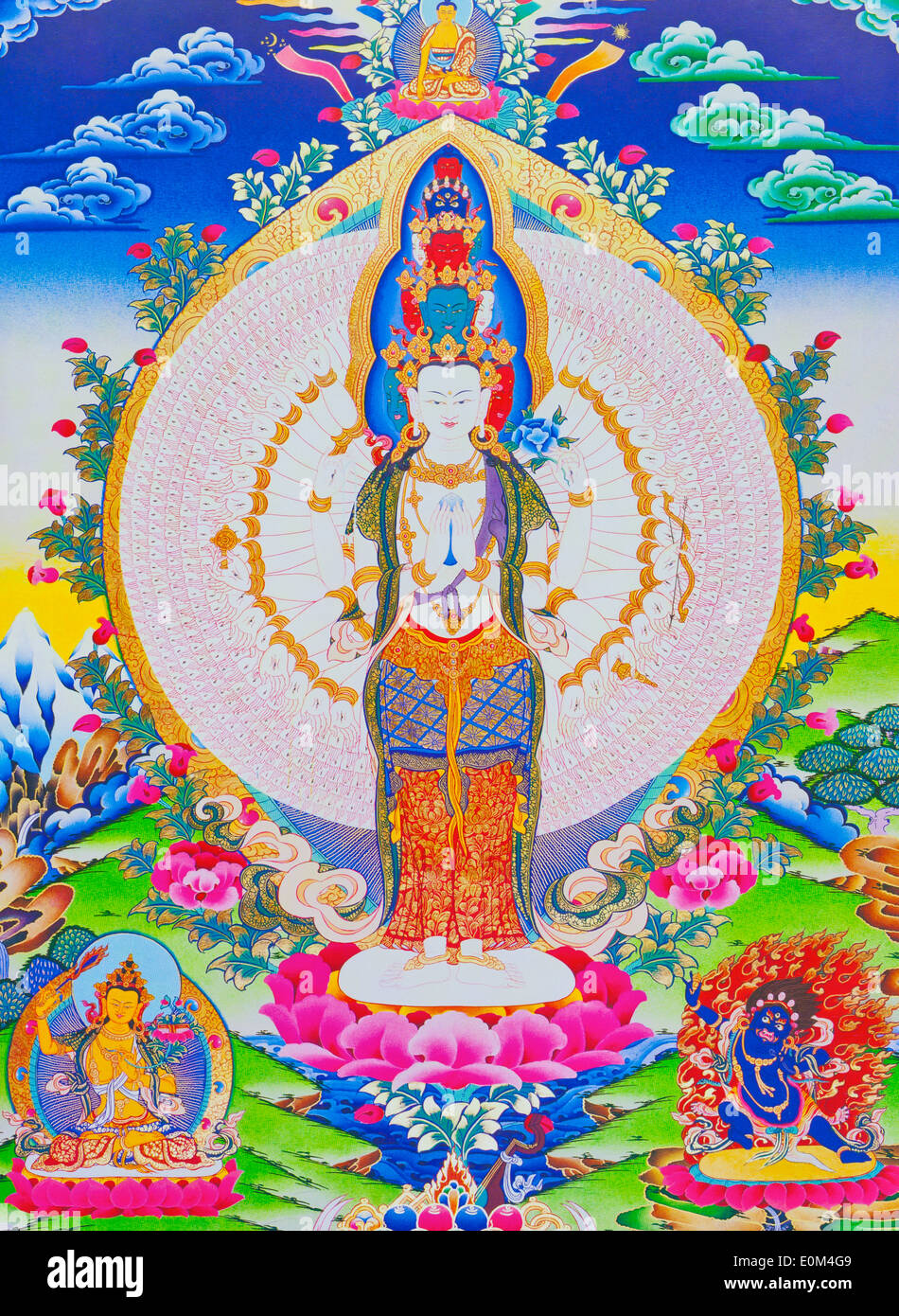 Thousand arms avalokiteshvara hi-res stock photography and images - Alamy