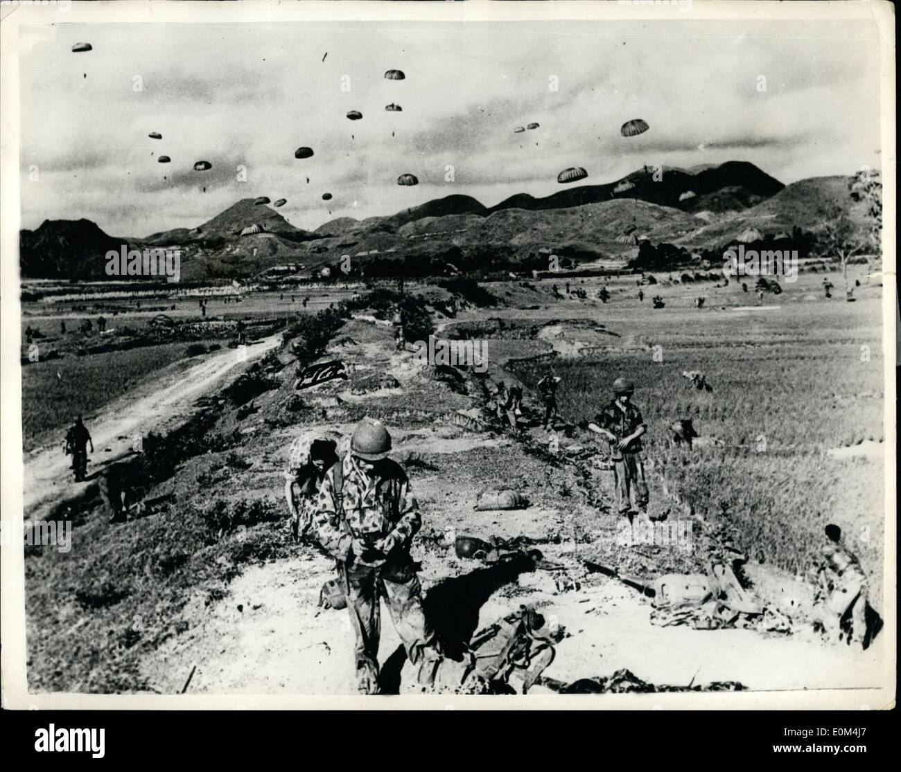 Jul. 07, 1953 - French Parachute Troops Raid Viet-Mine Area. Photo ...
