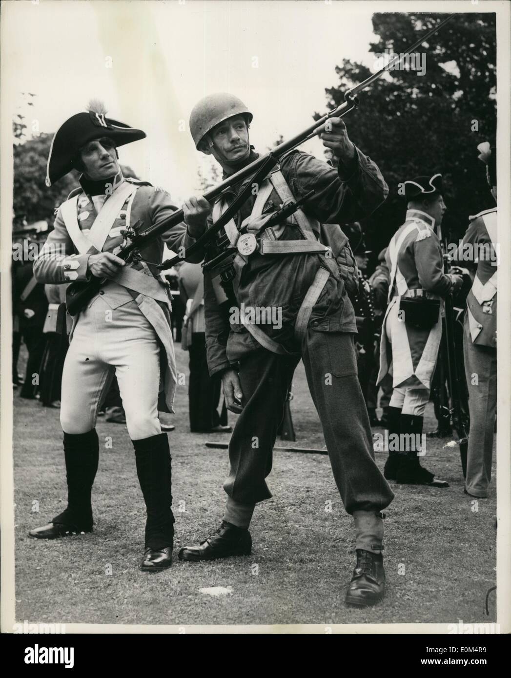 Aug. 08, 1953 - Demonstration of Old Time Weapons. In Connection with ...