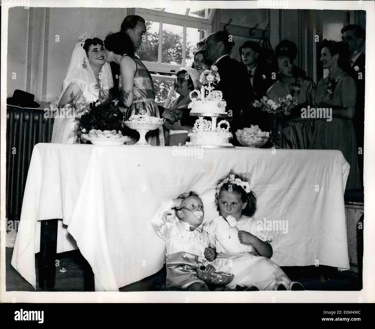Jul. 07, 1953 - Congratulations for the Bride and Groom.... Ice-cream ...