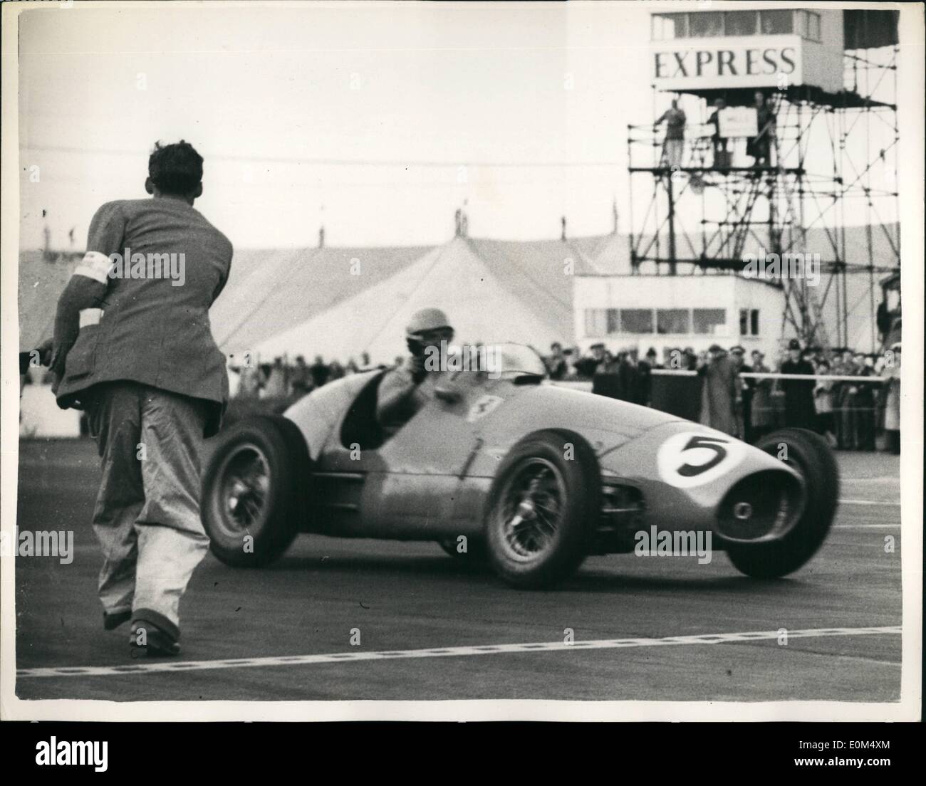 Jul. 07, 1953 - Ascari of Italy wins the British Grand Prix at Silver ...
