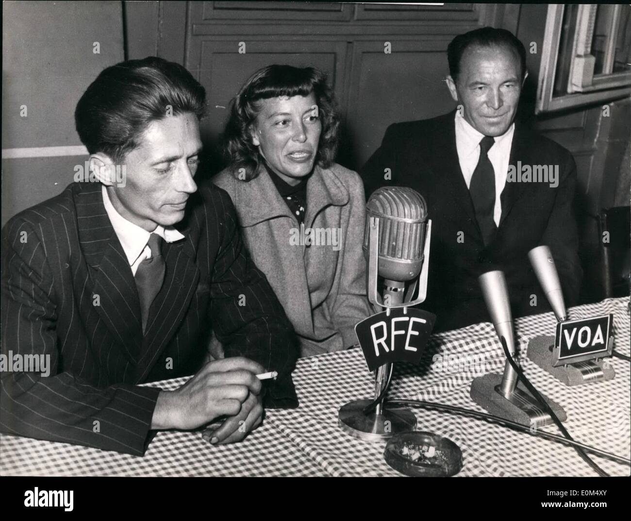 Jul. 07, 1953 - Czech refugees capture army reconnaissance-car and ...